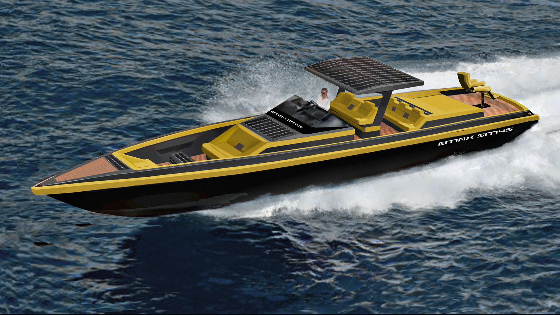 “Emax Super Marine 45; the world’s first Zero Carbon Superyacht Tender ...